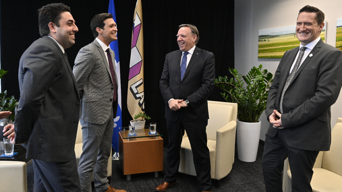 A Good First Meeting between François Legault and Stéphane Boyer ...