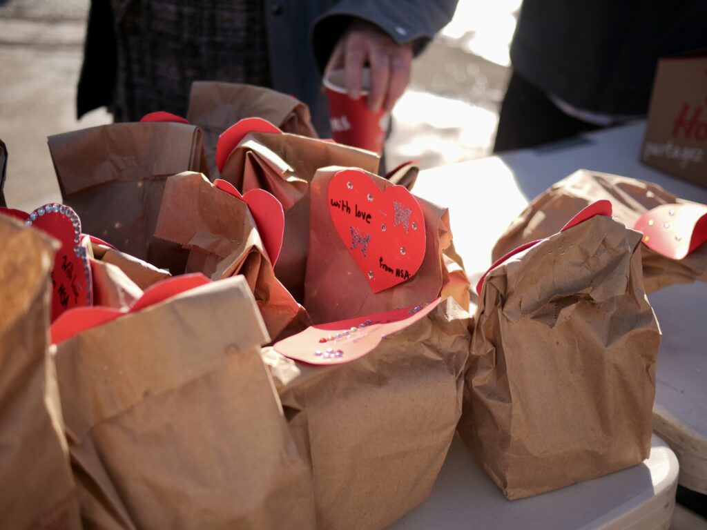 North Star Academy Laval gives back on Valentine's Day Courrier Laval news